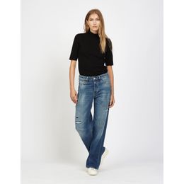 Gang Damen Comfort-fit-Jeans "Gang Jeans Straight Fit 94JUL"blau, Gr. 31, Stoff, 92% Baumwolle, 2% Elasthan, 6% Polyester, Jeans