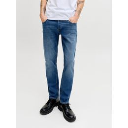 Jack & Jones JACK & JONES Herren Slim-fit-Jeans "JJIGLENN JJORIGINAL SQ 270/223 2 PK MP"blau denim pack:schwarz denim, Gr. 36, Abriebeffekte, Denim/Jeans,