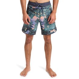 Quiksilver Herren Boardshorts "Surfsilk Scallop 18""india ink hidden gem, Gr. 33, Obermaterial: 88% Microfaser, 12% Elasthan;, Hosen