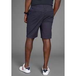 DELMAO Herren Bermudas "aus Leinen", blau, Gr. XXL, Leinenoptik, Web, Obermaterial: 55% Leinen, 45% Baumwolle, Hosen, L&auml;ssige Bermudas