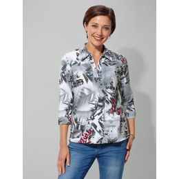 Classic Basics Damen Poloshirt "Shirt", pink, Gr. 40, gemustert, mehrfarbig, 100% Baumwolle, Shirts