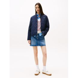 Tommy Jeans Damen Blouson "TJW REG ONION QUILT JACKET", blau, Gr. M, unifarben, Web, Obermaterial: 100% Polyamid, Jacken