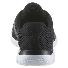 Skechers Damen Slip-On Sneaker "Summits", Gr. 39, schwarz, Synthetik, Textil, Schuhe, Slipper, Freizeitschuh, Komfortschuh mit gepolstertem Schaftrand