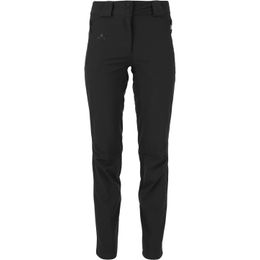 WHISTLER Damen Softshellhose "Gerd", schwarz, Gr. 50, unifarben, 92% Polyester, 8% Elasthan, Hosen, aus atmungsaktivem und robustem Stretch