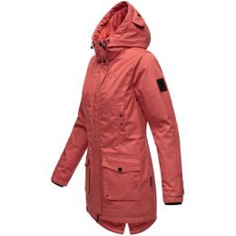 Navahoo Damen Parka "Brinjaa", rosa, Basic, Gr. M, Obermaterial: 65% Polyester, 35% Baumwolle; Futter: 100% Polyester; Wattierung: 100% Polyester;