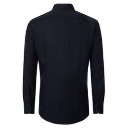 Venti Herren Businesshemd "Venti Businesshemd uni"schwarz, Gr. 45, unifarben, 100% Baumwolle, Hemden