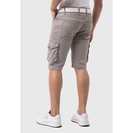 Cipo & Baxx CIPO & BAXX Herren Stoffhose "Hosen", grau, Gr. 33, gestreift, 41% Baumwolle, 37% Polyester, 20% Viskose, 2% Elasthan, Hosen, im Streifen-Look