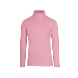 TRIGEMA Herren Rollkragenshirt "TRIGEMA Rollkragenshirt", rosa, Basic, Gr. XL, Feinstrick, 95% Baumwolle, 5% Elastan, Shirts