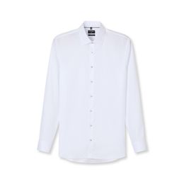 OLYMP Herren Businesshemd "OLYMP No. Six, Super Slim, Kent", wei&szlig;, Gr. 45, 97% Baumwolle, 3% Elastolefin, Hemden