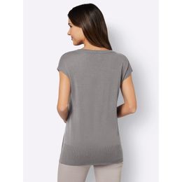 Classic Basics Damen Pullunder "Pullunder", grau, Gr. 44, unifarben, 100% Polyacryl, Pullover