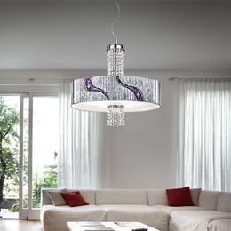 Kolarz by Austrolux Emozione Pendelleuchte, E27, 0345.36.5.Ki.Ag.OKpT, Kiss silver