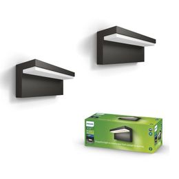 Philips Bustan Wandleuchte, 2er Set, LED, 8721103038197,