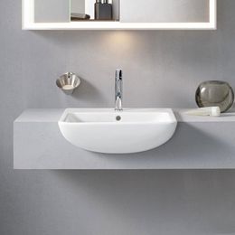 Duravit ME by Starck Halbeinbauwaschtisch, 037855AA00,