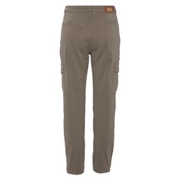 MAC Damen Cargohose "RICH", gr&uuml;n, Gr. 48, Obermaterial: 97% Baumwolle, 3% Elasthan, Hosen