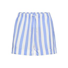 s.Oliver Pyjamashorts blau Gr. 32 f&uuml;r Damen. Loose Fit