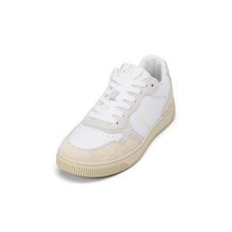 Marc O'Polo MARC O'POLO Damen Sneaker "aus hochwertigem Rindleder", Gr. 37sanftes wei&szlig;, Obermaterial: 100% Leder, unifarben, Schuhe