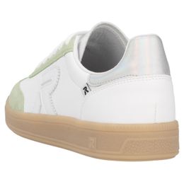 RIEKER SPORT Damen Sneaker "San Diego Swing2GO", Gr. 38, gr&uuml;n, Leder, Veloursleder, Schuhe, Retro-Sneaker, Freizeitschuh, Halbschuh mit