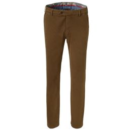 MEYER Herren Chinos "Roma", rosa, Gr. 50, unifarben, 98% Baumwolle, 2% Elasthan, Hosen, mit Stretch-Dehnbund
