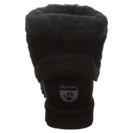 Bearpaw Damen Winterboots "Kate", Gr. 38schwarz, Veloursleder, Basic, Schuhe, Schlupfstiefel, Snowboots mit Lammfellfutter