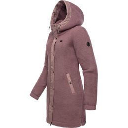 Ragwear Damen Outdoorjacke "Cousy", lila, Gr. XXXL, Obermaterial: 100% Polyester; Innenfutter: 100% Polyester, Jacken, flauschige &Uuml;bergangsjacke mit