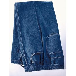 CLASSIC Herren Schlupfhose, blau, Gr. 24, unifarben, 100% Baumwolle, Hosen