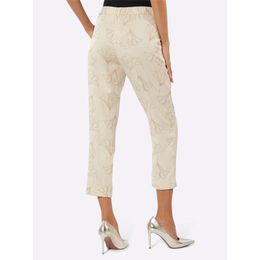 CR&Eacute;ATION L CREATION L Damen Bequeme Jeans, beige, Gr. 42, unifarben, 100% Lyocell, Jeans