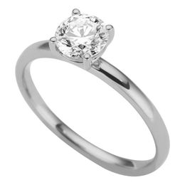 Firetti Damen Goldring "Schmuck Geschenk Gold 333 Vorsteckring Verlobung Solit&auml;r Lab Grown", 17, 0,75 VS = sehr kleine Einschl&uuml;sse, Diamanten