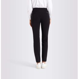 MAC Damen Stretch-Hose "ANNA", schwarz, Gr. 34, Web, Obermaterial: 89% Polyamid, 11% Elasthan, Hosen