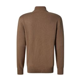Pierre Cardin Herren Strickjacke, braun, Gr. XXXL, unifarben, Strick, Obermaterial: 60% Baumwolle, 40% Polyester, Strickjacken, in gerippter Qualit&auml;t