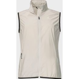 Sch&ouml;ffel SCH&Ouml;FFEL Damen Funktionsweste "Vest Style Cannobio WMS", beige, Gr. 38, Oberstoff: 100% Nylon; (Coating: Polyurethan), Westen