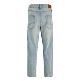 Jack & Jones JACK & JONES Herren Loose-fit-Jeans "JJIEDDIE JJORIGINAL", blau, Gr. 32, Abriebeffekte, Denim/Jeans, Obermaterial: 100% Baumwolle, Jeans