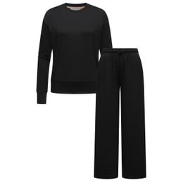 Ragwear Damen Sweater "Set Delje", schwarz, Basic, Gr. XXXL, Material: 67% Polyester, 28% Viskose, 5% Elasthan, Sweatshirts, Damen Set aus weiter