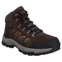 Hi-Tec Herren Wanderschuh "Hi-Tec Stiefel Bandera Expedition Wp", Gr. 40, braun, Obermaterial: 60% Rindswildleder/30% Kunstfell/10% Synthetik Futter:
