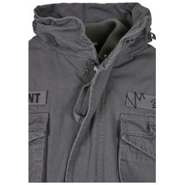 Brandit Herren Winterjacke "Brandit Herren M-65 Giant Jacket", grau, Gr. S, mehrfarbig, 100% Baumwolle, Jacken