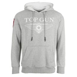 Top Gun Herren Kapuzenpullover "TG20201043", grau, Gr. XXL, Obermaterial: 65% Baumwolle, 35% Polyester, Pullover