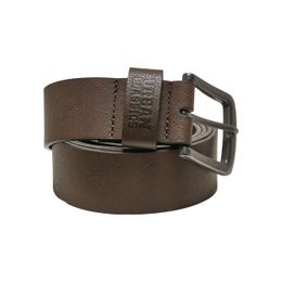 H&uuml;ftg&uuml;rtel Urban Classics "Urban Classics Unisex Leather Imitation Belt", Damen, Gr. S, braun, 100% Polyurethan, G&uuml;rtel H&uuml;ftg&uuml;rtel