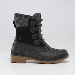Kamik Damen Snowboots "SIENNAMIDS", Gr. 36, schwarz, Leder, Schuhe, wasserdicht, w&auml;rmend, Winterstiefel