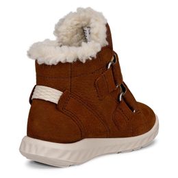 Ecco M&auml;dchen Klettstiefel "SP.1 Lite Infant", Gr. 25camelfarben, Nubukleder, Schuhe, Winterstiefel, Winterboots, waterproof, mit