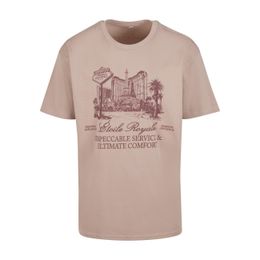 T-Shirt "Upscale by Mister Tee Etoile Royale Oversize Tee", Damen, Gr. S, duskrose, 100% Baumwolle, UPSCALE BY MISTER TEE, bedruckt, oversize, Rundhals, Shirts T-Shirt