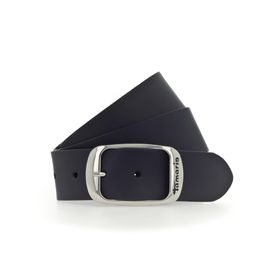 Tamaris Damen Lederg&uuml;rtel ""Carmen Silver"", blau, Gr. 75, unifarben, Rindsleder, G&uuml;rtel, Doppelschlie&szlig;e in gl&auml;nzendem Silber