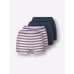 w&auml;schepur W&Auml;SCHEPUR Damen Panty, Gr. 38wei&szlig;, gestreift, 95% Baumwolle, 5% Elasthan, Unterhosen