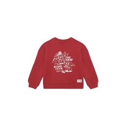 Noppies Sweatshirt Jungen Gr&ouml;&szlig;e 128 rot / wei&szlig;
