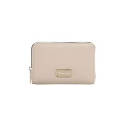 Geldb&ouml;rse Tamaris "Geldb&ouml;rse TAS Katharina", Herren, beige (beige 400), Obermaterial: 60% Polyurethan PU. 40% Polyester PES., Kleinlederwaren