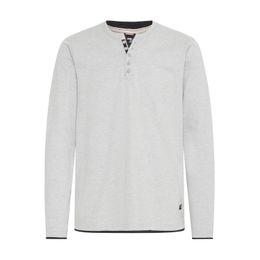 Longsleeve Blend "Longsleeve BHTee", Herren, Gr. XL, grau (stone mix), Obermaterial: 85% Baumwolle CO. 15% Polyester PES., Shirts