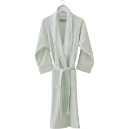 Unisex-Bademantel Egeria "Fresh" Gr. XXL, mint, XXL, Baumwolle, Hausm&auml;ntel, Schalkragen