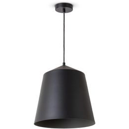 Paco Home Deckenleuchte "Jackson", wei&szlig;, 1, &Oslash; 32,5cm H: 32cm, Leuchten, Wohnzimmer Esszimmer Pulverbeschichtet Industrial Design E27, Pendellampe Esszimmerlampe Pendelleuchte