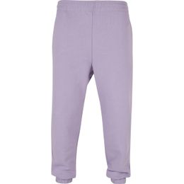 Stoffhose Urban Classics "Urban Classics Herren Ultra Heavy Sweatpants", Herren, Gr. S, US-Gr&ouml;&szlig;en, lila, 100% Baumwolle, unifarben, loose fit, Hosen Stoffhose
