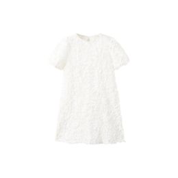 Mango Kids Kleid 'Flower' M&auml;dchen Gr&ouml;&szlig;e 122/128 wei&szlig;