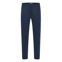 !Solid Jogginghose SOLID "Jogginghose SDQuinn", Herren, Gr. M, N-Gr, blau (insignia blau melange), Obermaterial: 85% Polyester PES. 15% Baumwolle CO., Hosen Jogginghose