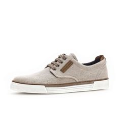 Sneaker Gabor "Gabor Sneaker low Textil", Herren, Gr. 42,5, beige, Schuhe Sneaker